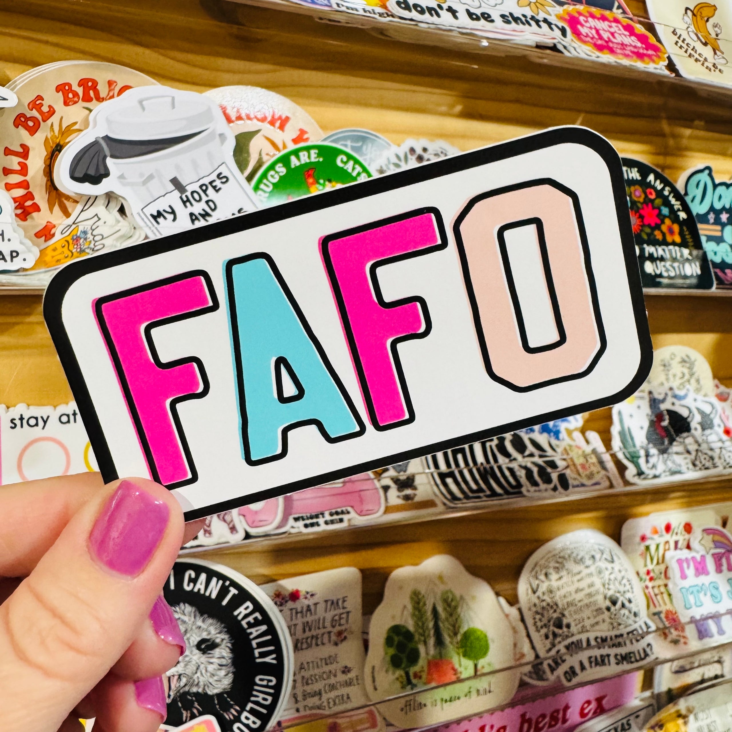 Sticker decal • FAFO | Boho Blooms Boutique